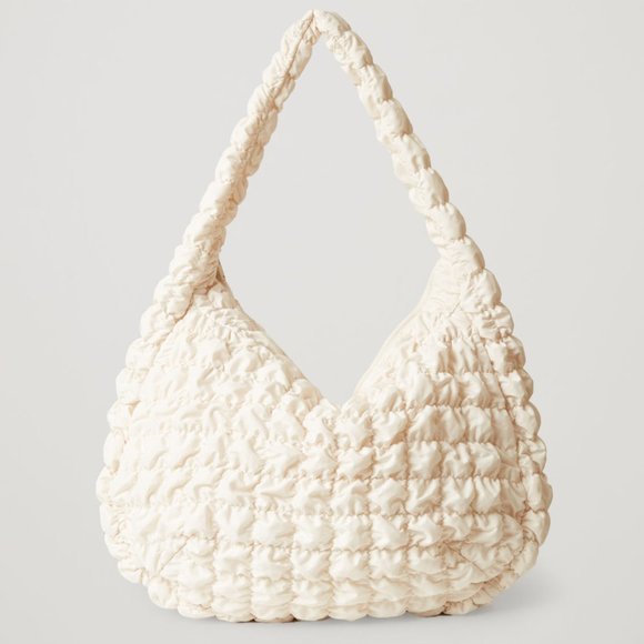 COS | Bags | Nwt Cos Quilted Oversized Shoulder Bag Offwhite | Poshmark